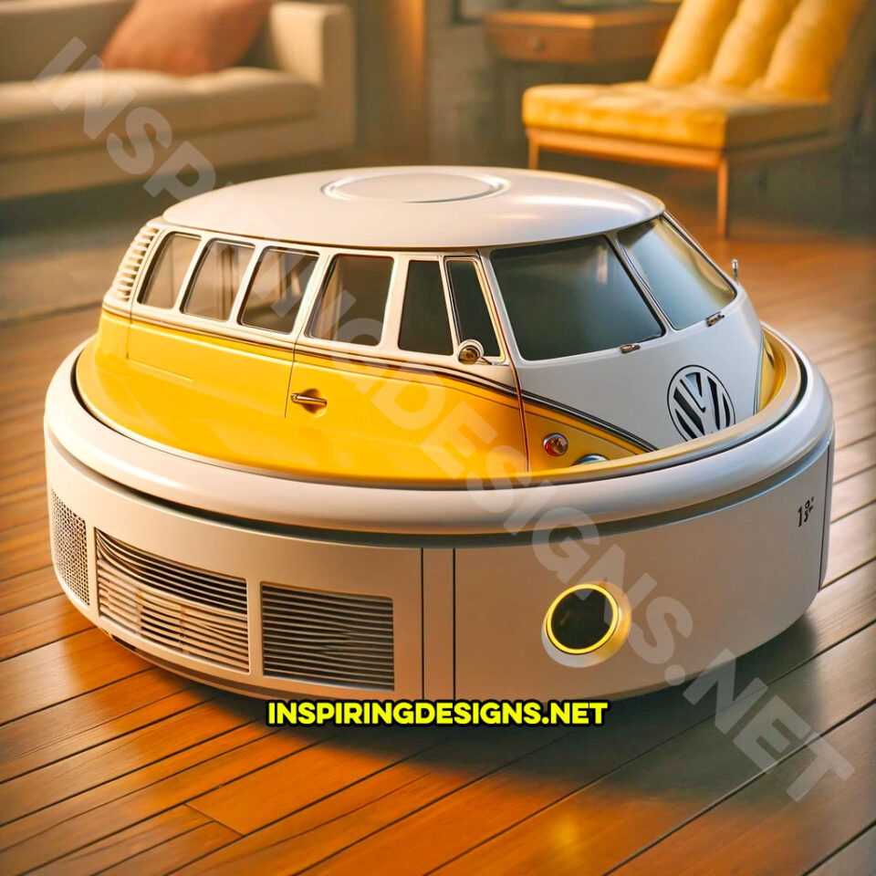 These Volkswagen Robot Vacuums Will Drive Dirt Away with Retro Style!