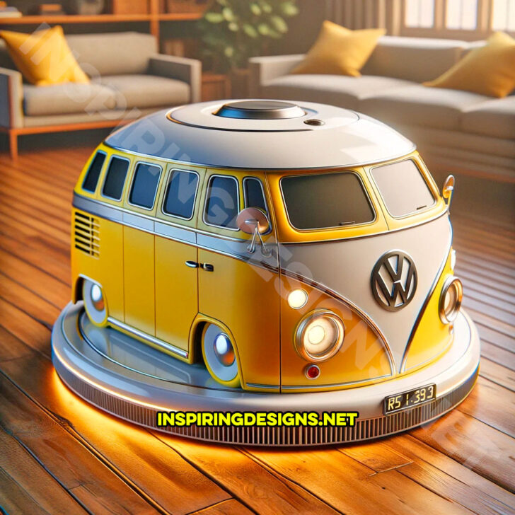 These Volkswagen Robot Vacuums Will Drive Dirt Away with Retro Style!