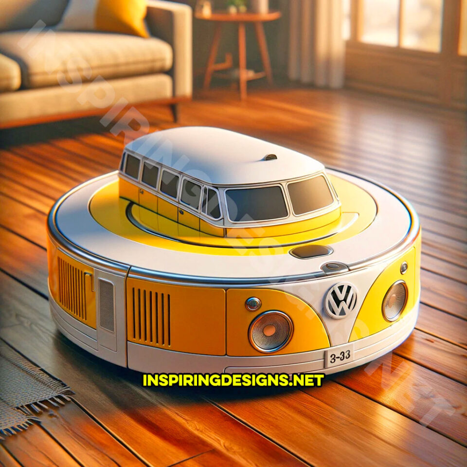 These Volkswagen Robot Vacuums Will Drive Dirt Away with Retro Style!
