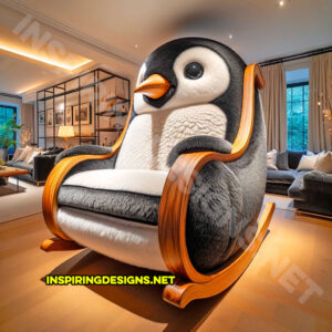 These Giant Fuzzy Animal Shaped Rocking Chairs Are a Must-Have for ...