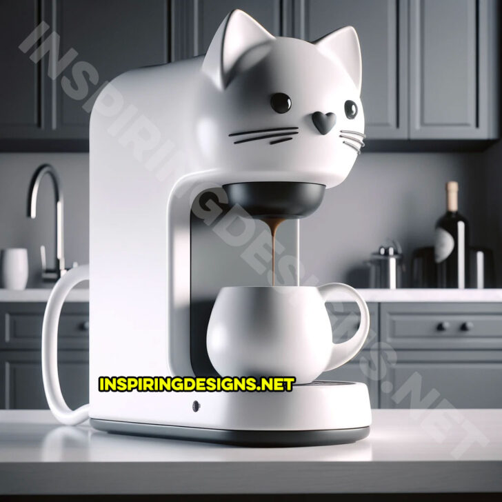 These Cat Shaped Coffee Makers Are the Pawsitively Best Kitchen Addition