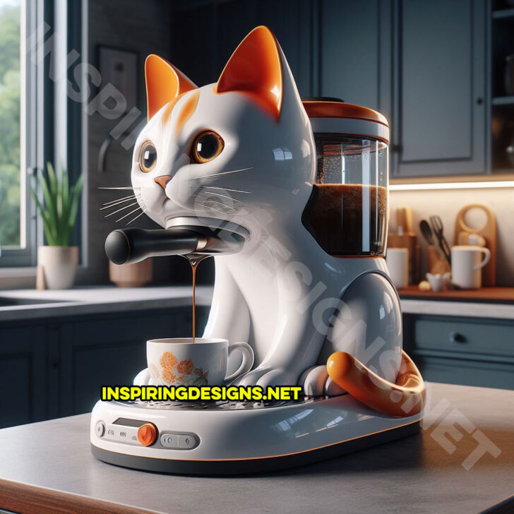 These Cat Shaped Coffee Makers Are the Pawsitively Best Kitchen Addition