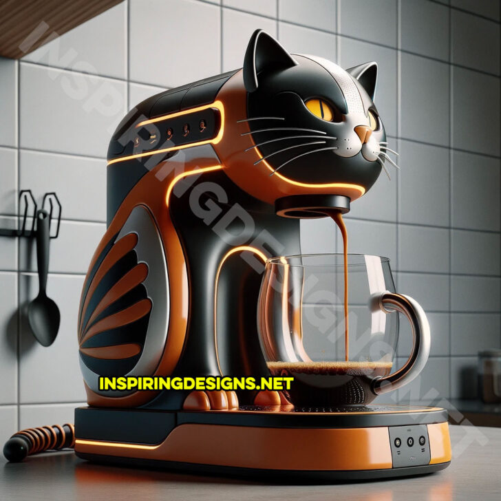 These Cat Shaped Coffee Makers Are the Pawsitively Best Kitchen Addition