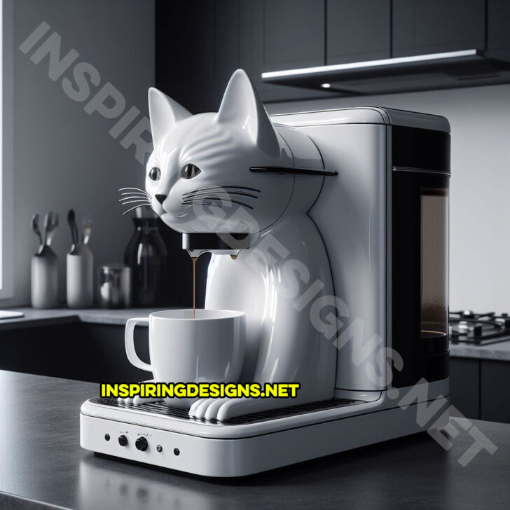 These Cat Shaped Coffee Makers Are the Pawsitively Best Kitchen Addition