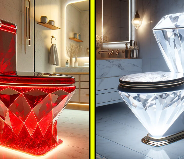 These Diamond Toilets Are the Ultimate Bathroom Statement Pieces ...
