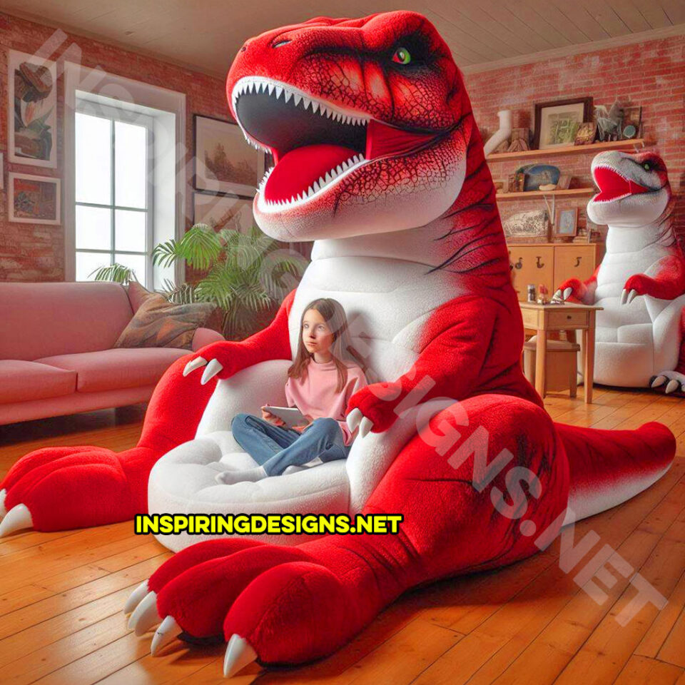 These Giant Dinosaur Gaming Chairs Will Transform Your Room into a ...