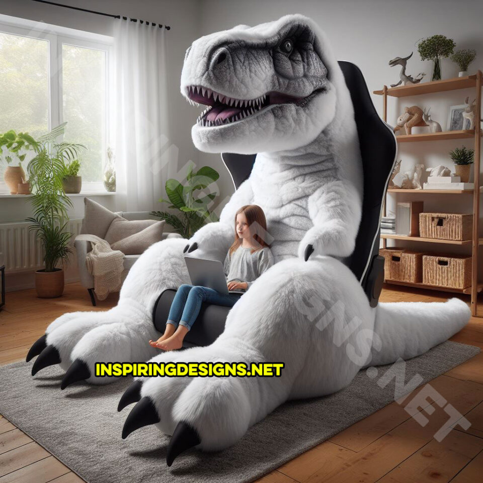 These Giant Dinosaur Gaming Chairs Will Transform Your Room into a ...
