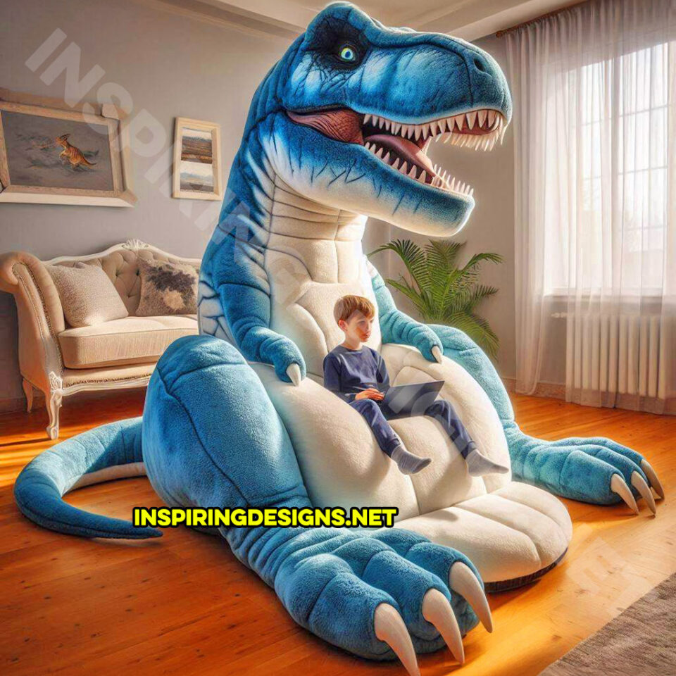 These Giant Dinosaur Gaming Chairs Will Transform Your Room into a ...