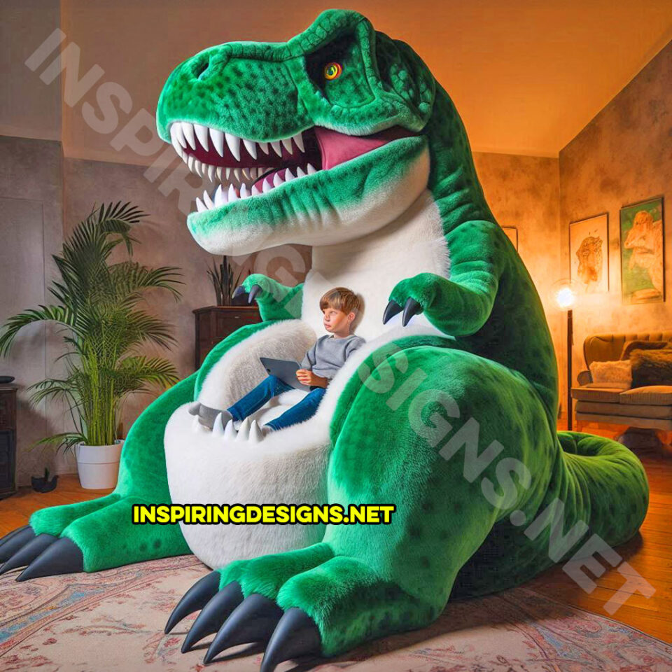 These Giant Dinosaur Gaming Chairs Will Transform Your Room into a ...
