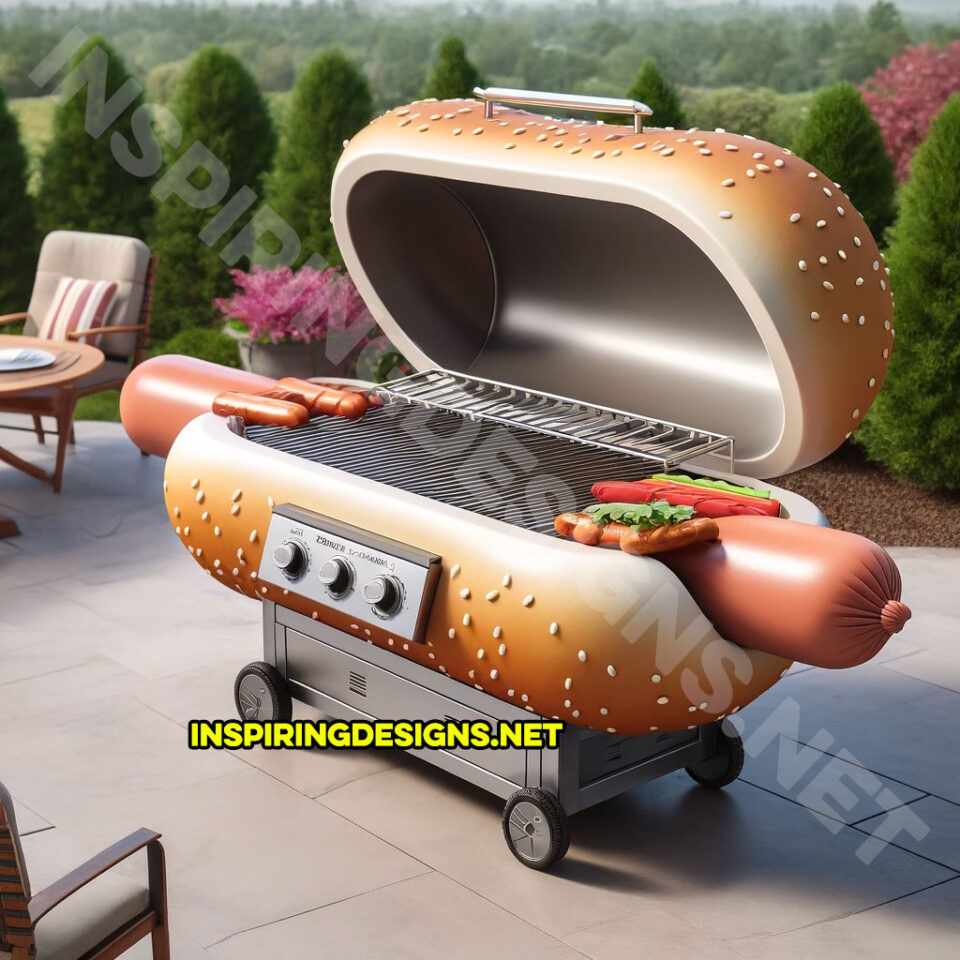 These Food Shaped BBQs Are Shaped Like Burgers, Hot Dogs, and More!