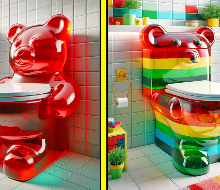 These Gummy Bear Toilets Will Sweeten Up Your Bathroom Décor ...