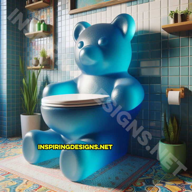 These Gummy Bear Toilets Will Sweeten Up Your Bathroom Décor