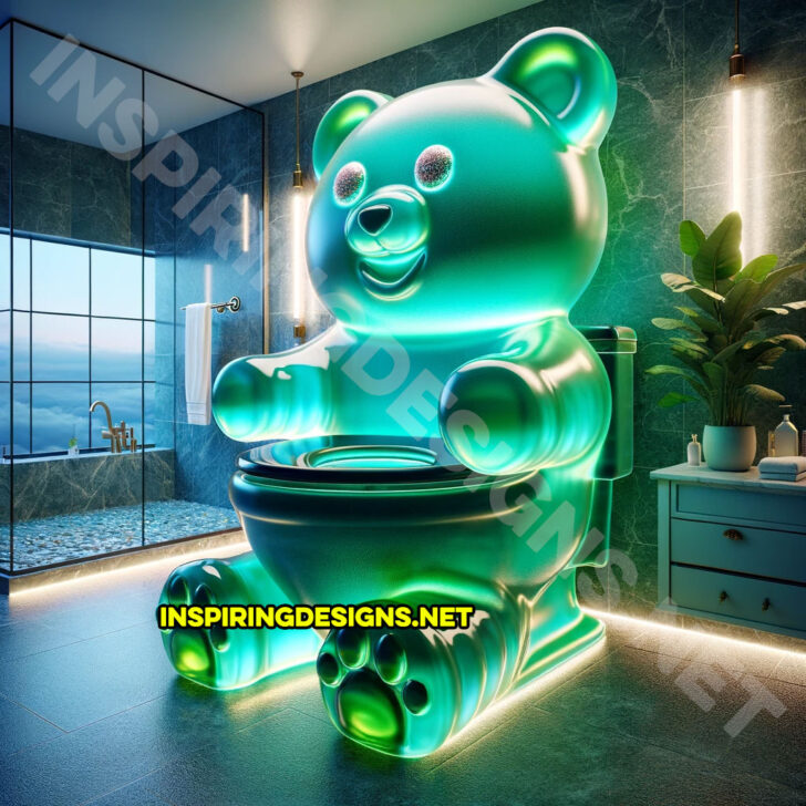 These Gummy Bear Toilets Will Sweeten Up Your Bathroom Décor
