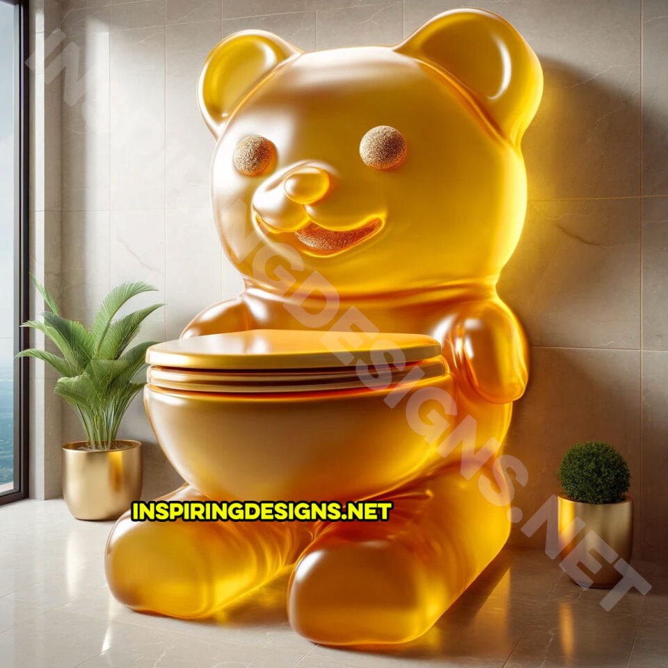 These Gummy Bear Toilets Will Sweeten Up Your Bathroom Décor