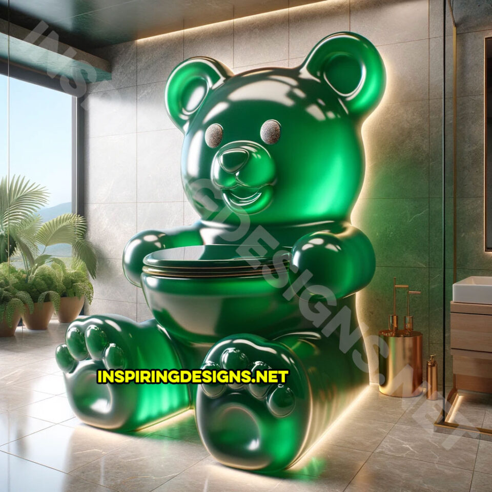 These Gummy Bear Toilets Will Sweeten Up Your Bathroom Décor