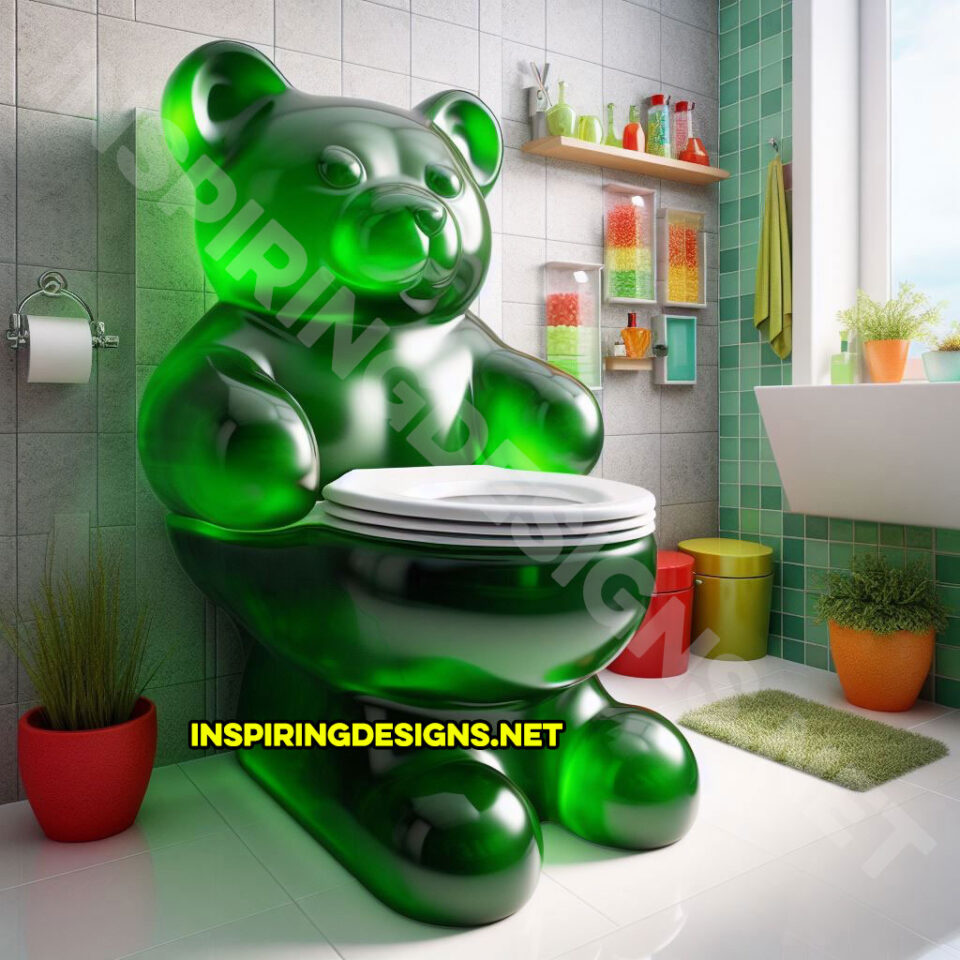 These Gummy Bear Toilets Will Sweeten Up Your Bathroom Décor