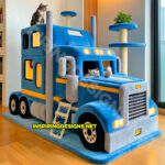 These Semi-Truck Cat Trees Are a Must For Cat Loving Truckers!