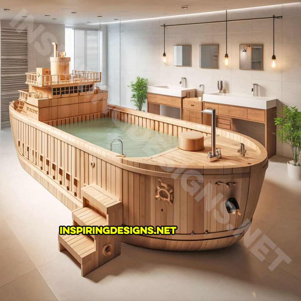 These Cargo Ship Bathtubs Will Make You Feel Like a Captain During Bath ...