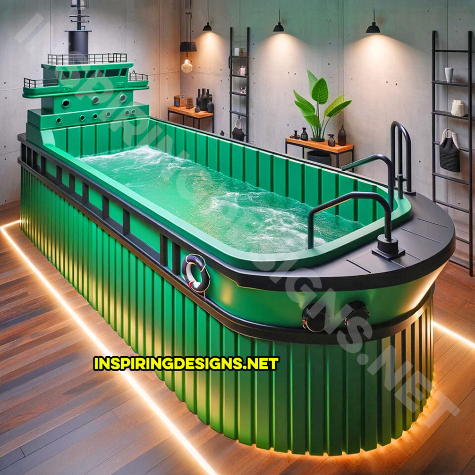 These Cargo Ship Bathtubs Will Make You Feel Like a Captain During Bath ...