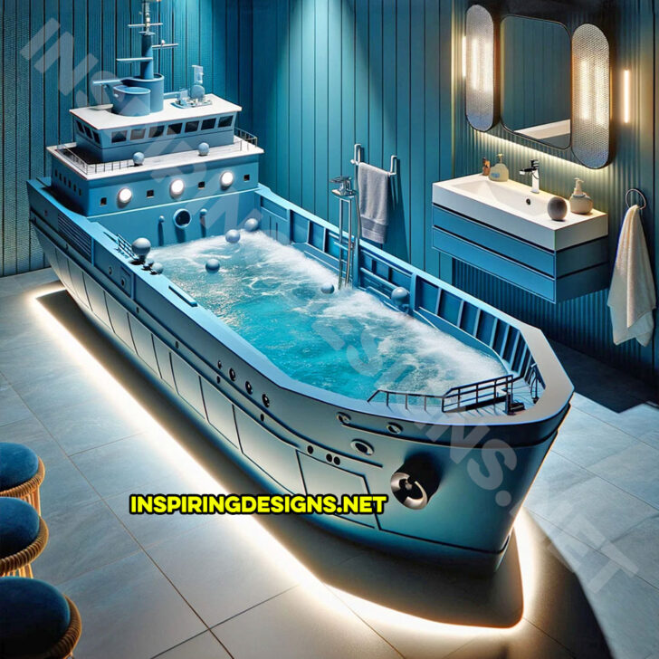 These Cargo Ship Bathtubs Will Make You Feel Like a Captain During Bath ...