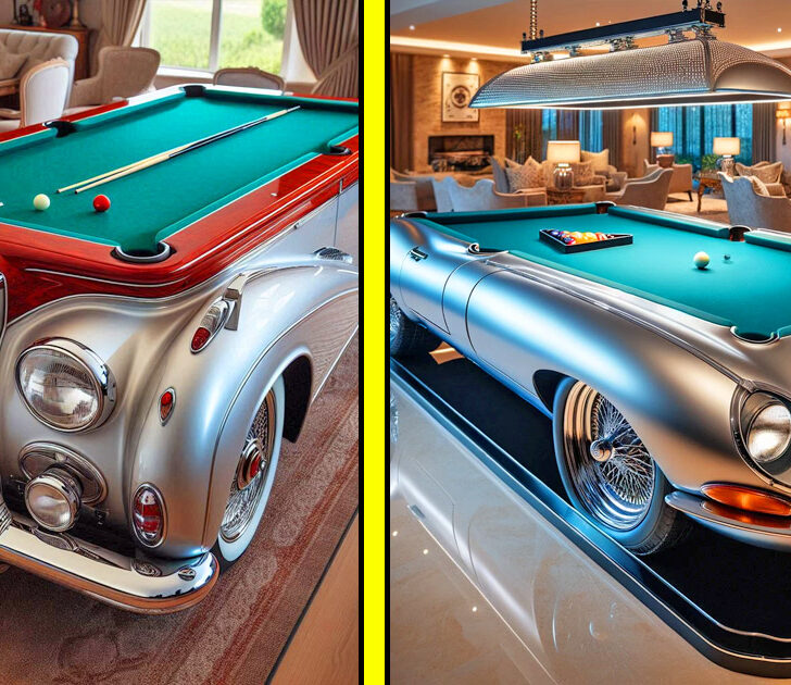 These Classic Car Pool Tables Will Rev Up Your Man Cave! – Inspiring ...