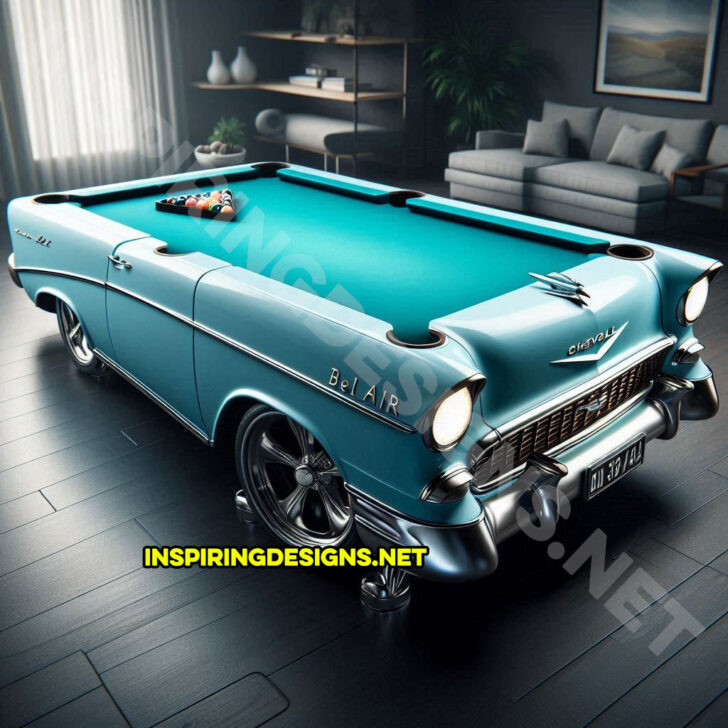 These Classic Car Pool Tables Will Rev Up Your Man Cave!