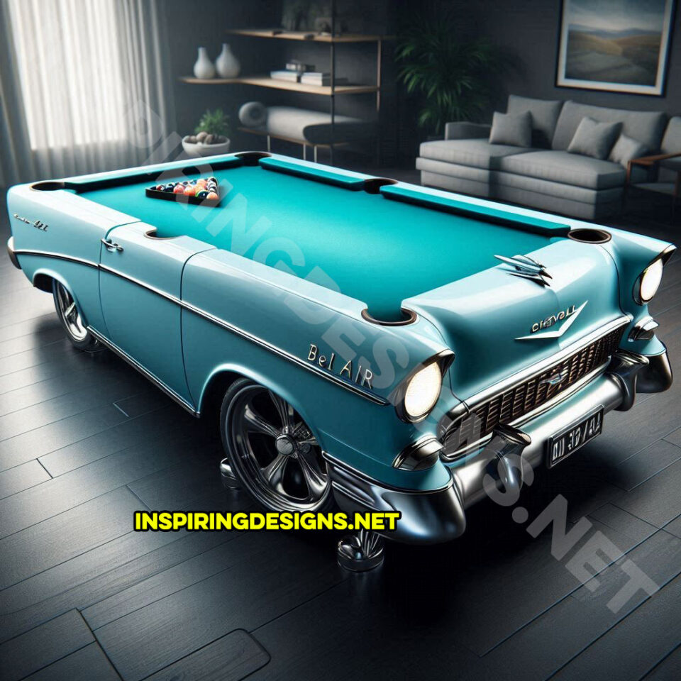 These Classic Car Pool Tables Will Rev Up Your Man Cave!