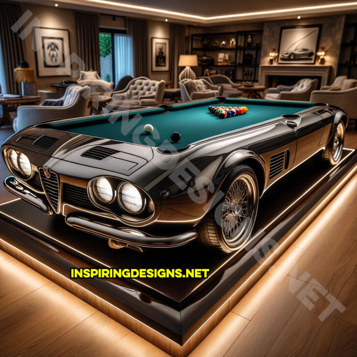 These Classic Car Pool Tables Will Rev Up Your Man Cave!