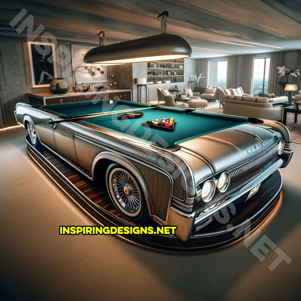 These Classic Car Pool Tables Will Rev Up Your Man Cave!