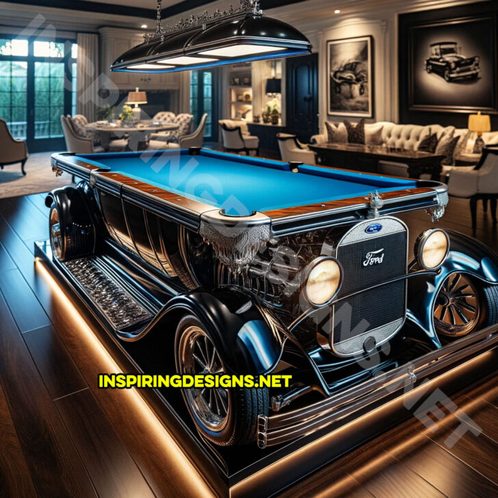 These Classic Car Pool Tables Will Rev Up Your Man Cave!