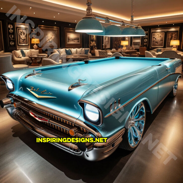 These Classic Car Pool Tables Will Rev Up Your Man Cave!