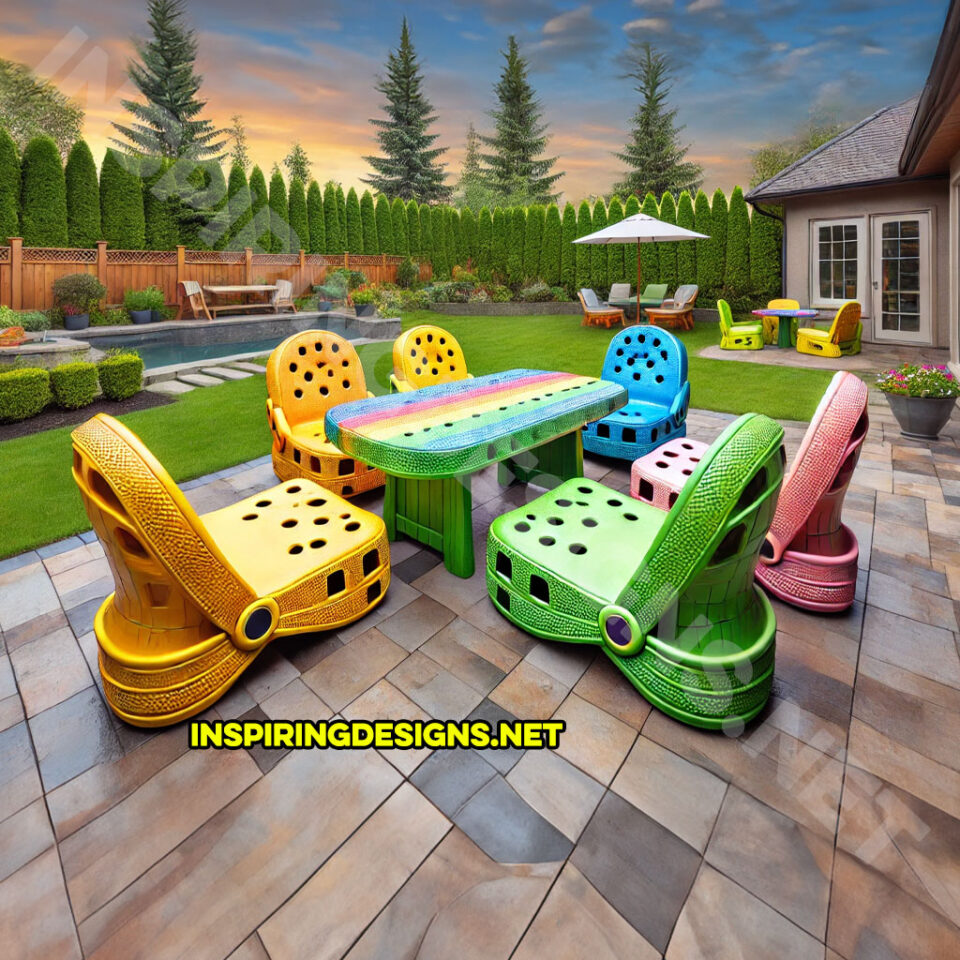 These Croc Shaped Patio Sets Bring Quirky Style to Your Outdoor Space