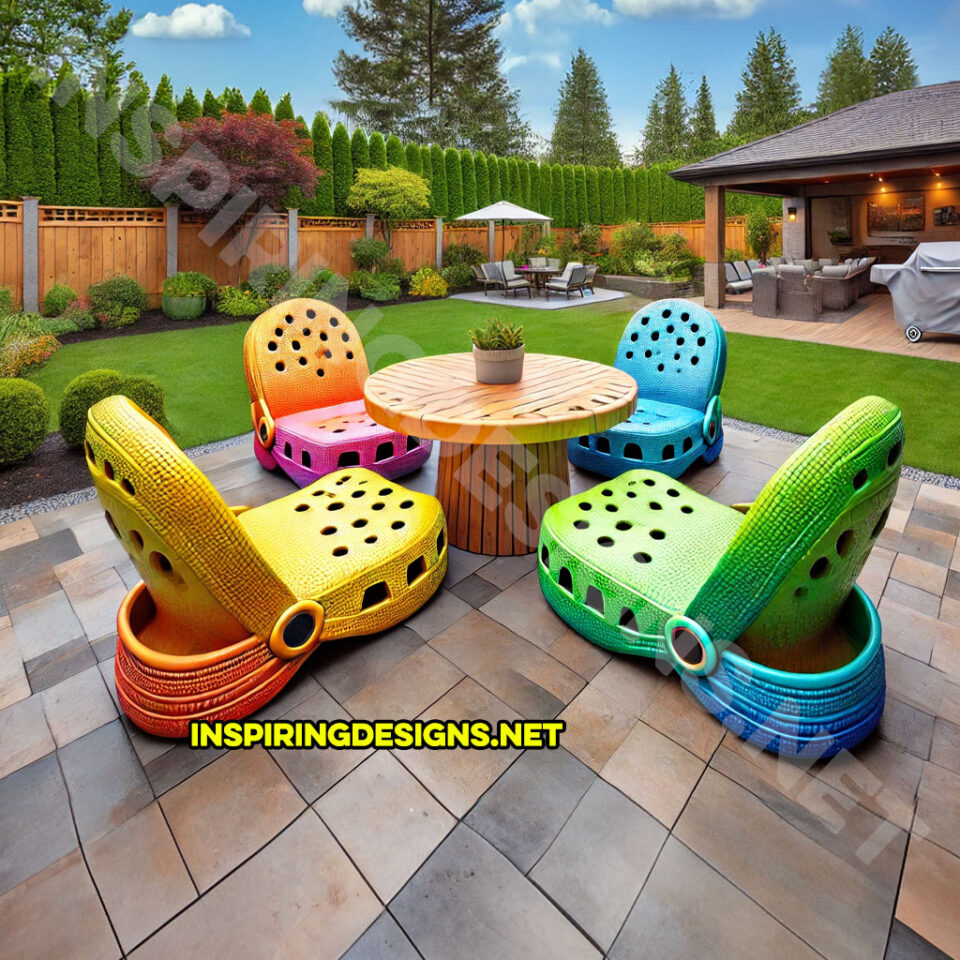 These Croc Shaped Patio Sets Bring Quirky Style to Your Outdoor Space