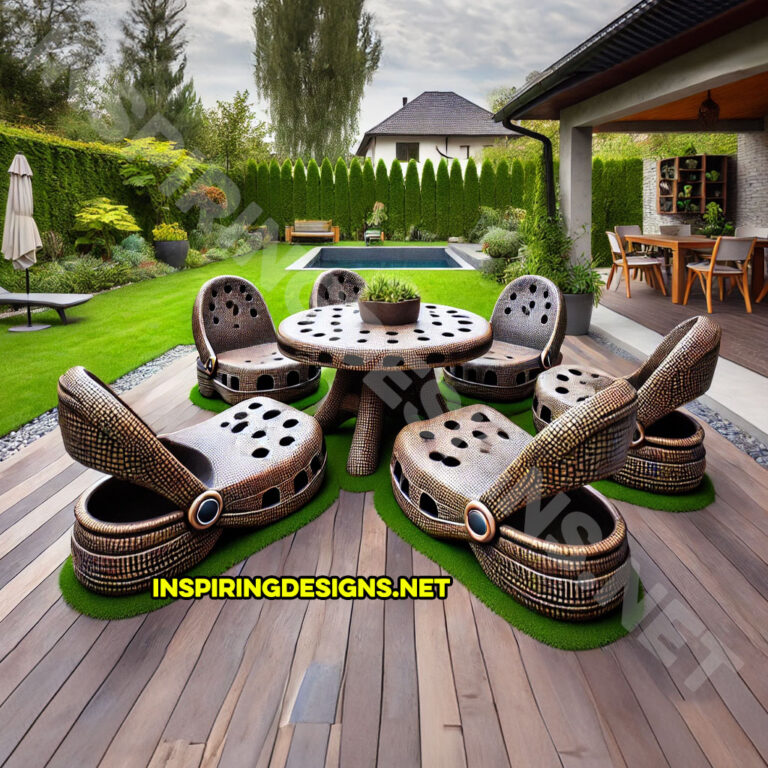 These Croc Shaped Patio Sets Bring Quirky Style to Your Outdoor Space