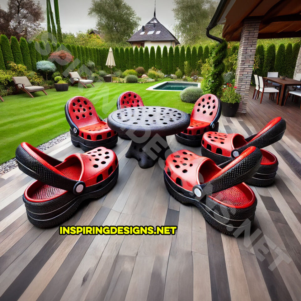 These Croc Shaped Patio Sets Bring Quirky Style to Your Outdoor Space