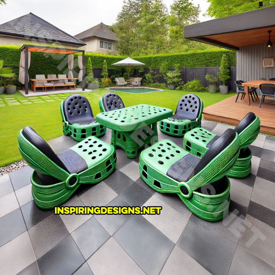These Croc Shaped Patio Sets Bring Quirky Style to Your Outdoor Space