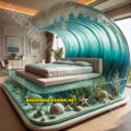 These Epoxy Wave Beds Will Make You Feel Like You're Sleeping in the Ocean