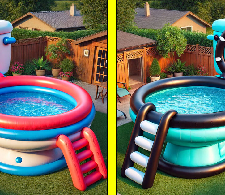 These Inflatable Toilet Shaped Pools Will Flush Away Your Boring Pool ...