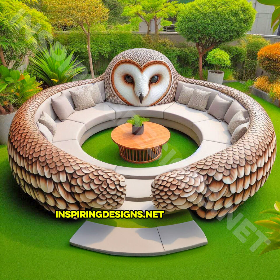 These Owl Patio Conversation Sofas Will Make Your Backyard a Hoot!