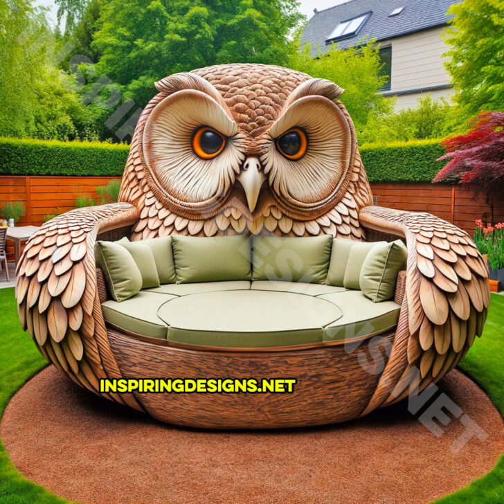 These Owl Patio Conversation Sofas Will Make Your Backyard a Hoot!