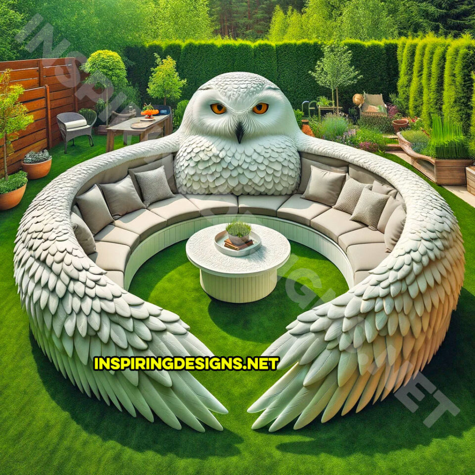 These Owl Patio Conversation Sofas Will Make Your Backyard a Hoot!