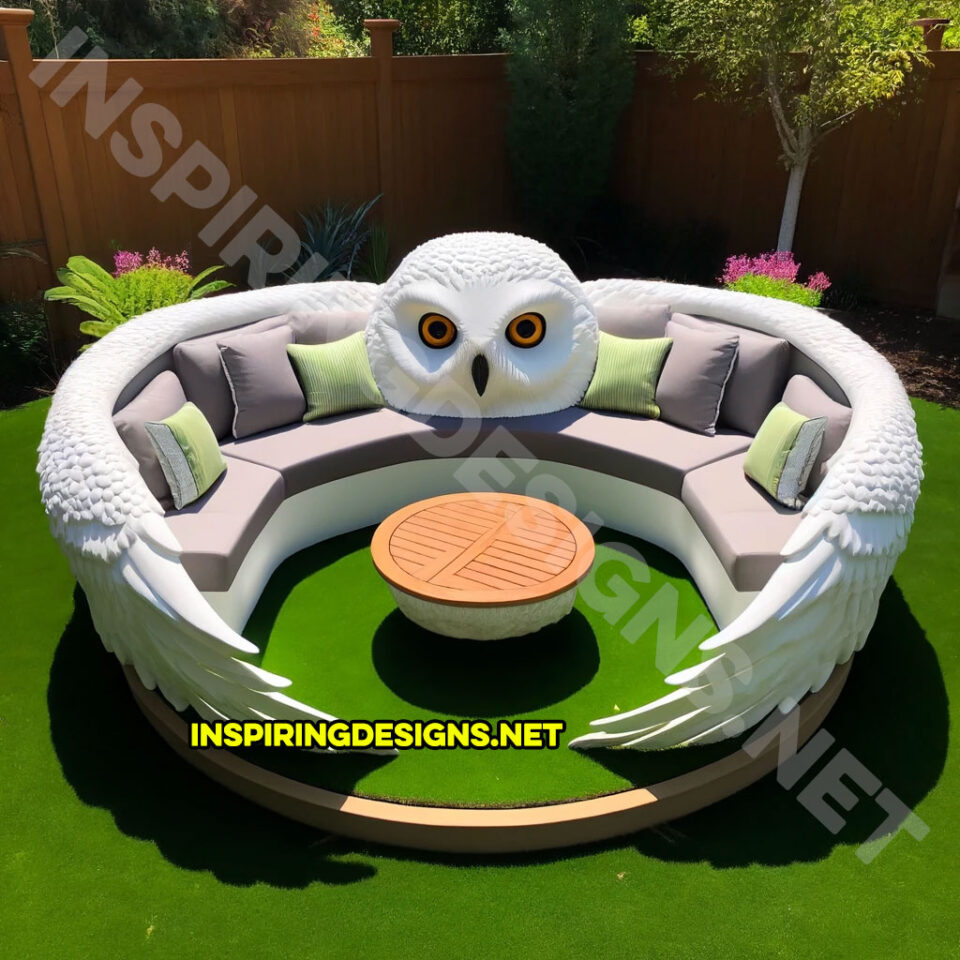 These Owl Patio Conversation Sofas Will Make Your Backyard a Hoot!