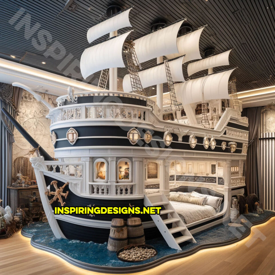 These Pirate Ship Bunk Beds Make Bedtime an Epic Voyage