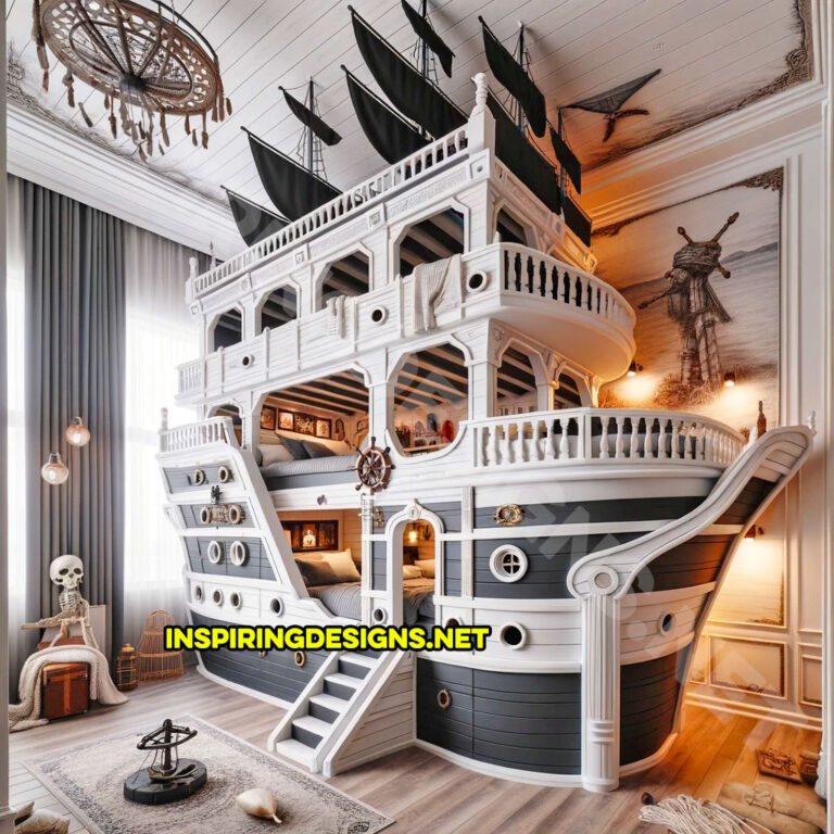 These Pirate Ship Bunk Beds Make Bedtime an Epic Voyage