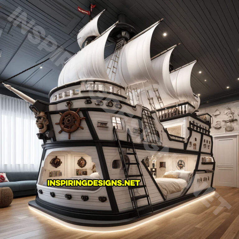 These Pirate Ship Bunk Beds Make Bedtime an Epic Voyage