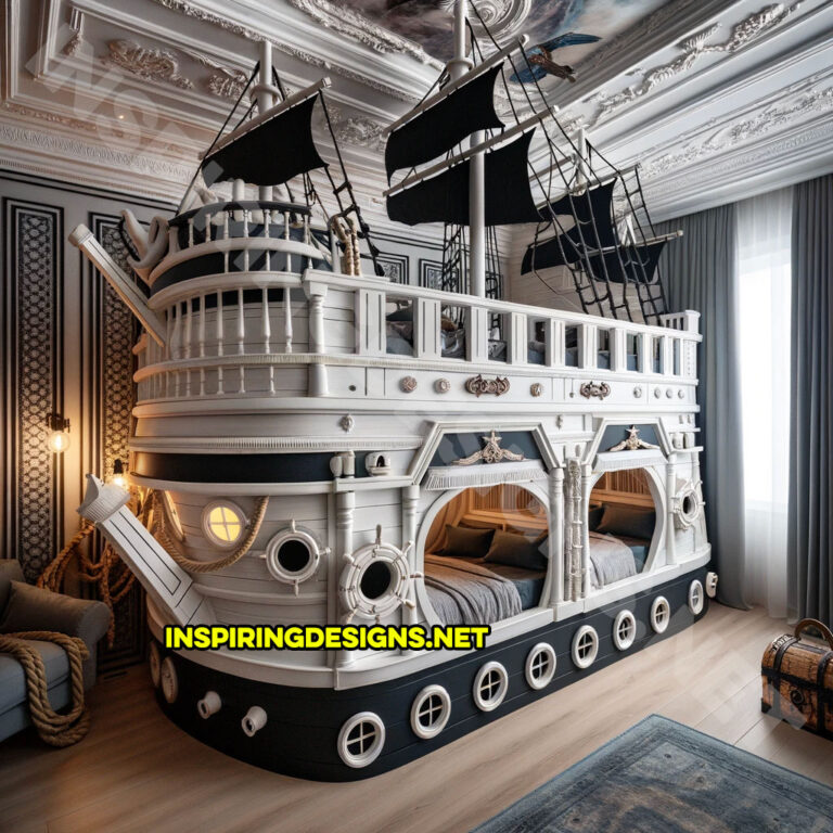 These Pirate Ship Bunk Beds Make Bedtime an Epic Voyage