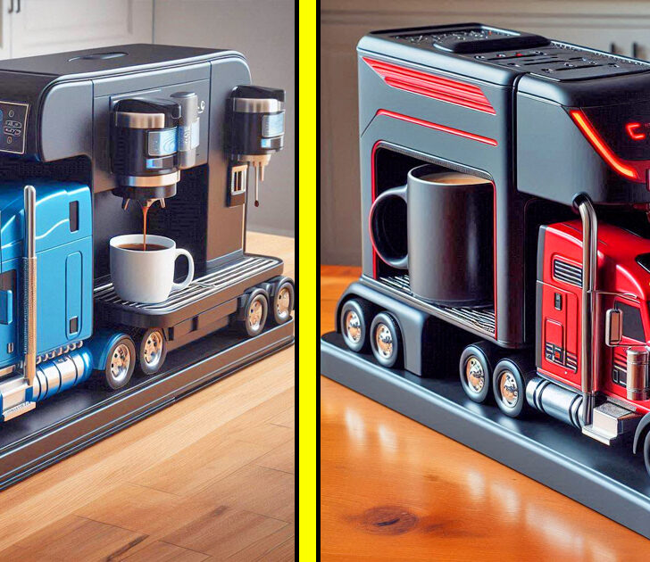 These Semi-Truck Coffee Makers Are a Must-Have for Truck Lovers ...