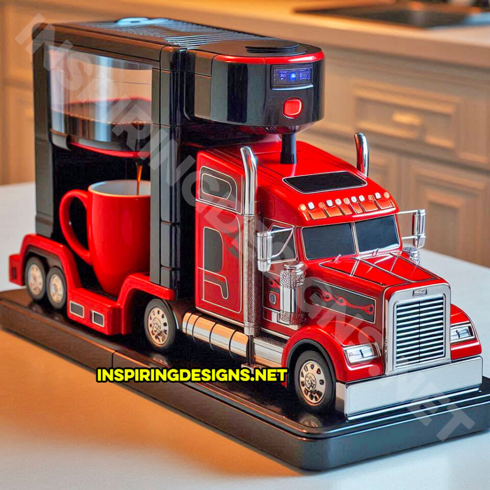 These Semi-Truck Coffee Makers Are a Must-Have for Truck Lovers