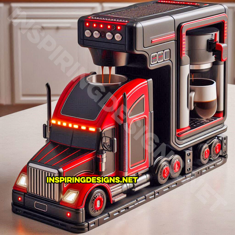 These Semi-Truck Coffee Makers Are a Must-Have for Truck Lovers