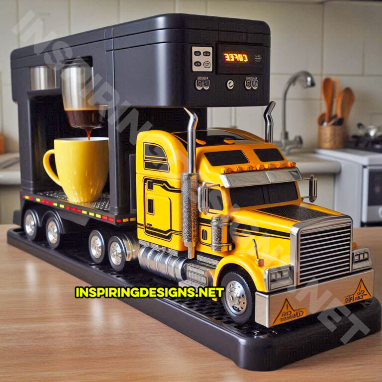 These Semi-Truck Coffee Makers Are a Must-Have for Truck Lovers